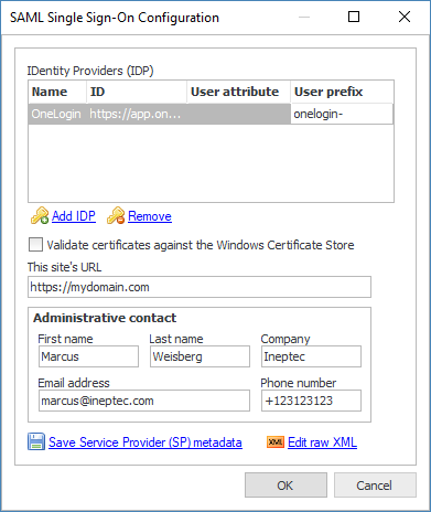 How to configure Single Sign-ON (SAML) users
